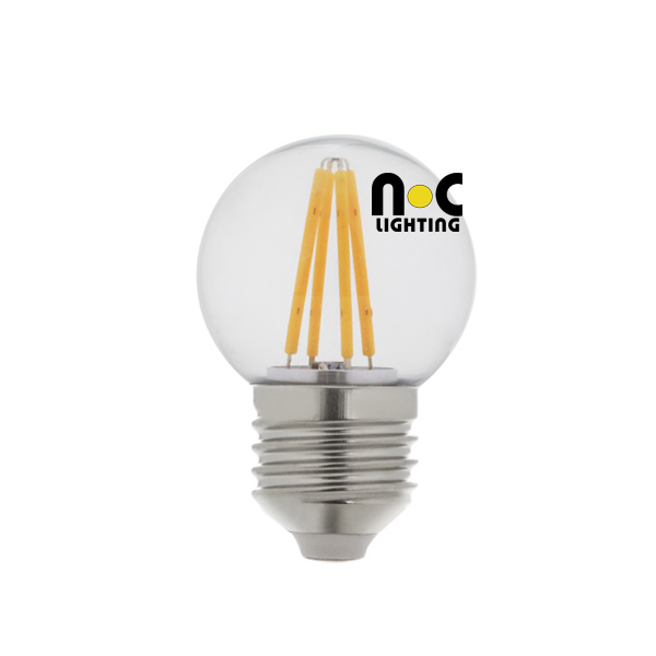 G45 LED filament bulb 4W clear frosted brown